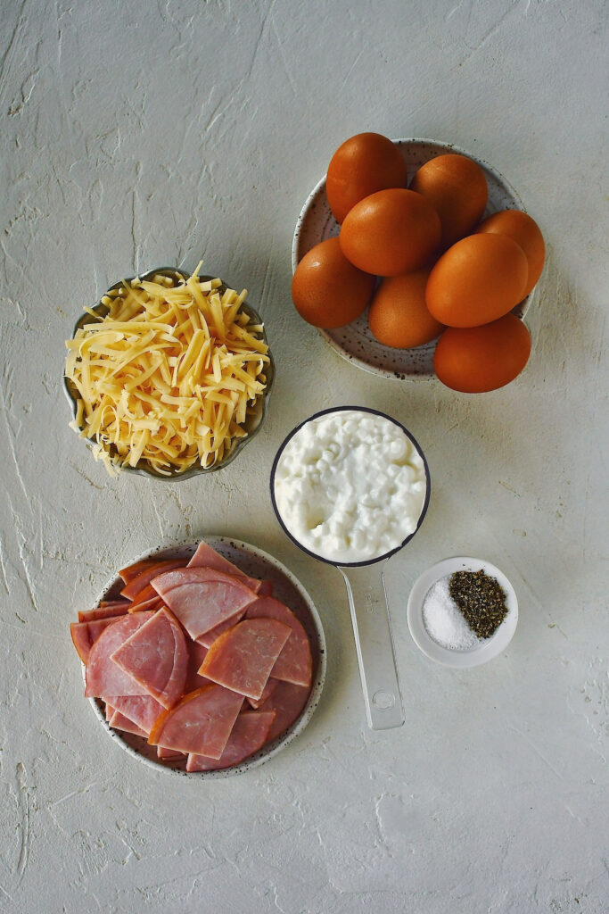 Egg Bites with Canadian Bacon and Gouda Cheese - The Farmstyle