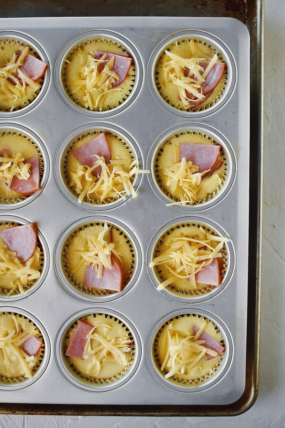 Egg Bites with Canadian Bacon and Gouda Cheese - The Farmstyle