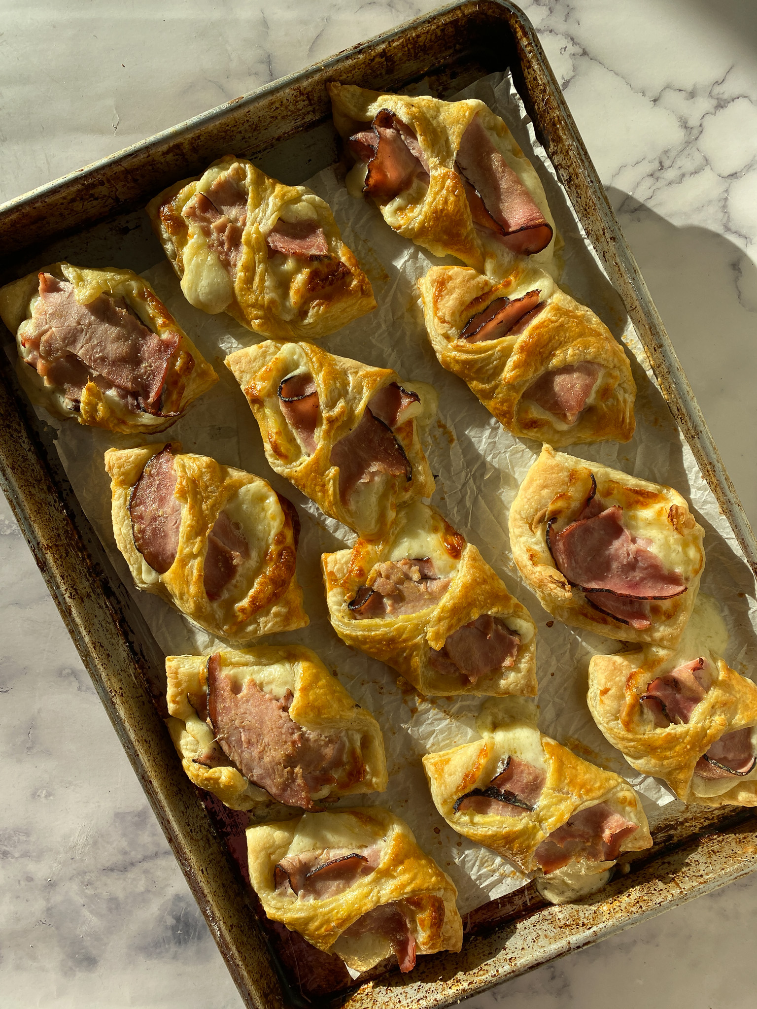 Ham and Cheese Puff Pastry - The Farmstyle