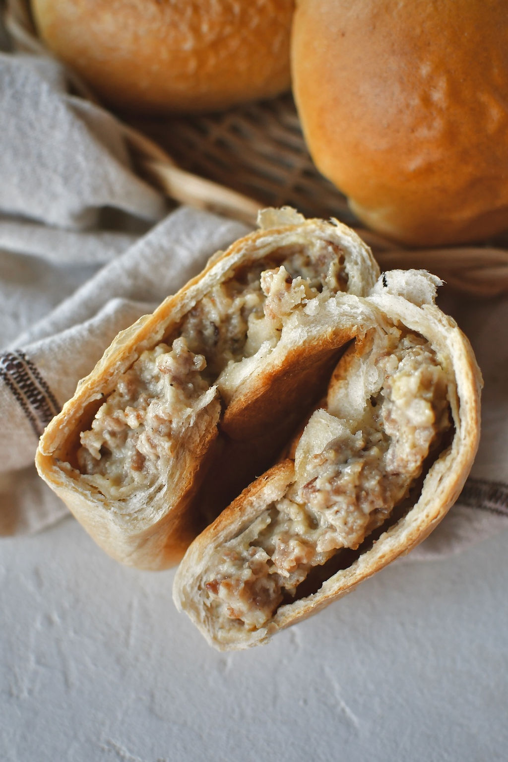 Sausage Gravy Biscuit Breakfast Bombs - The Farmstyle
