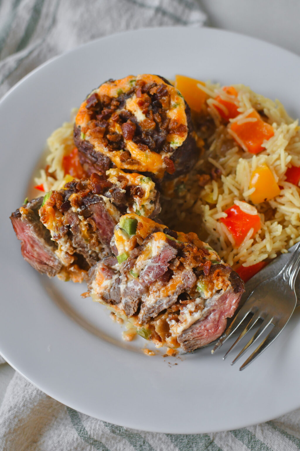 Jalapeño Popper Stuffed Steak Pinwheel - The Farmstyle