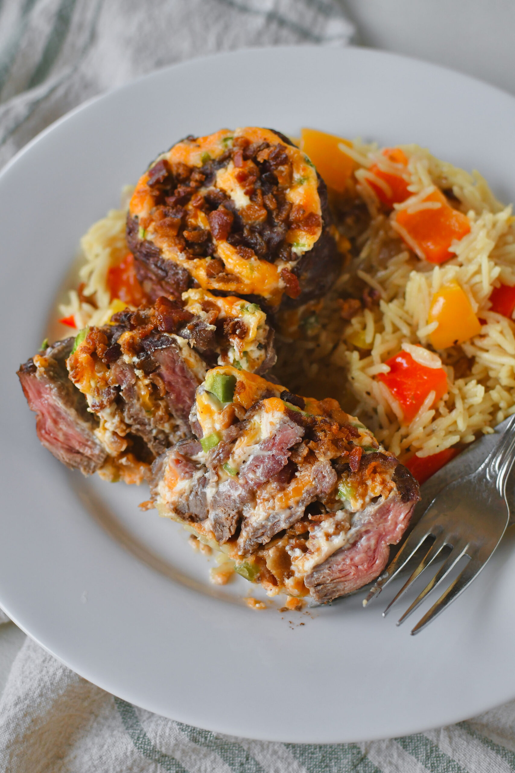 Jalapeño Popper Stuffed Steak Pinwheel - The Farmstyle