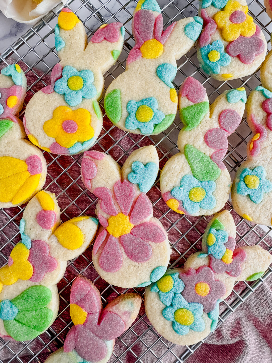Easter Collage Sugar Cookies - The Farmstyle