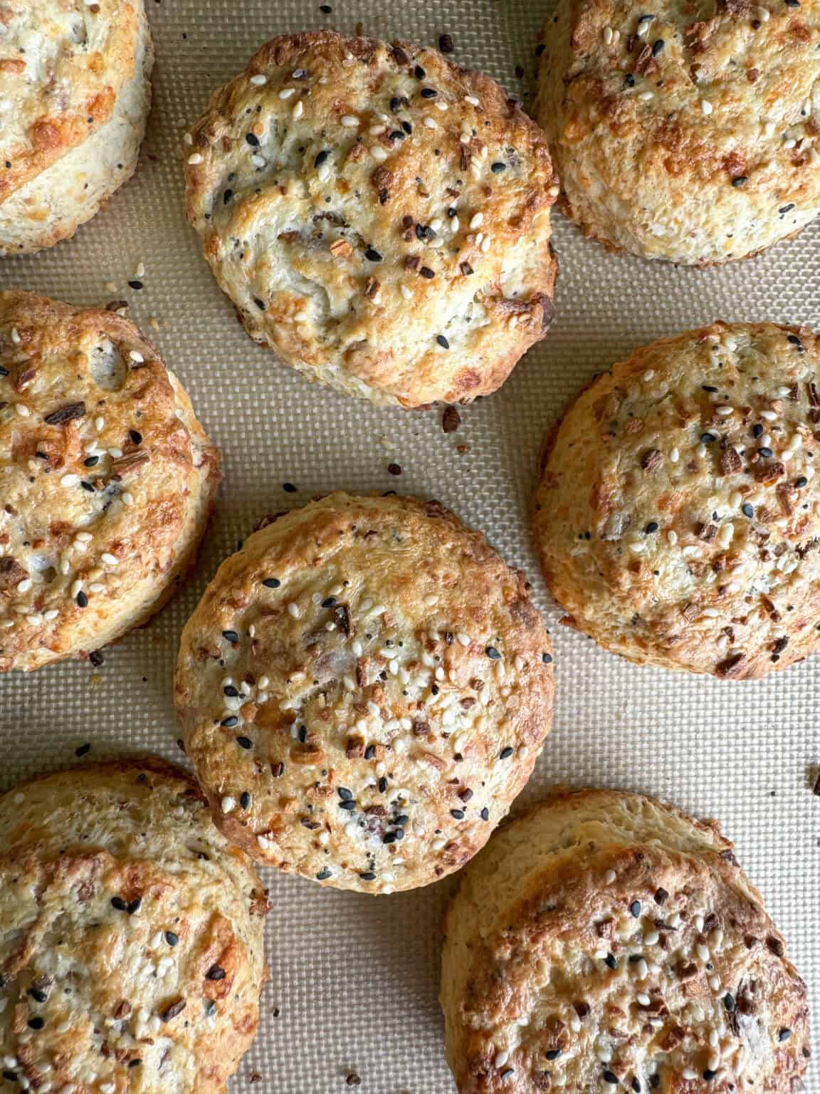 Everything Bagel Breakfast Biscuits - The Farmstyle