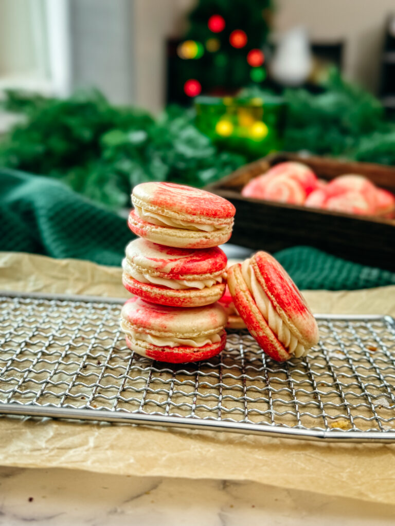 Peppermint Macarons | Easy and No Fail - The Farmstyle