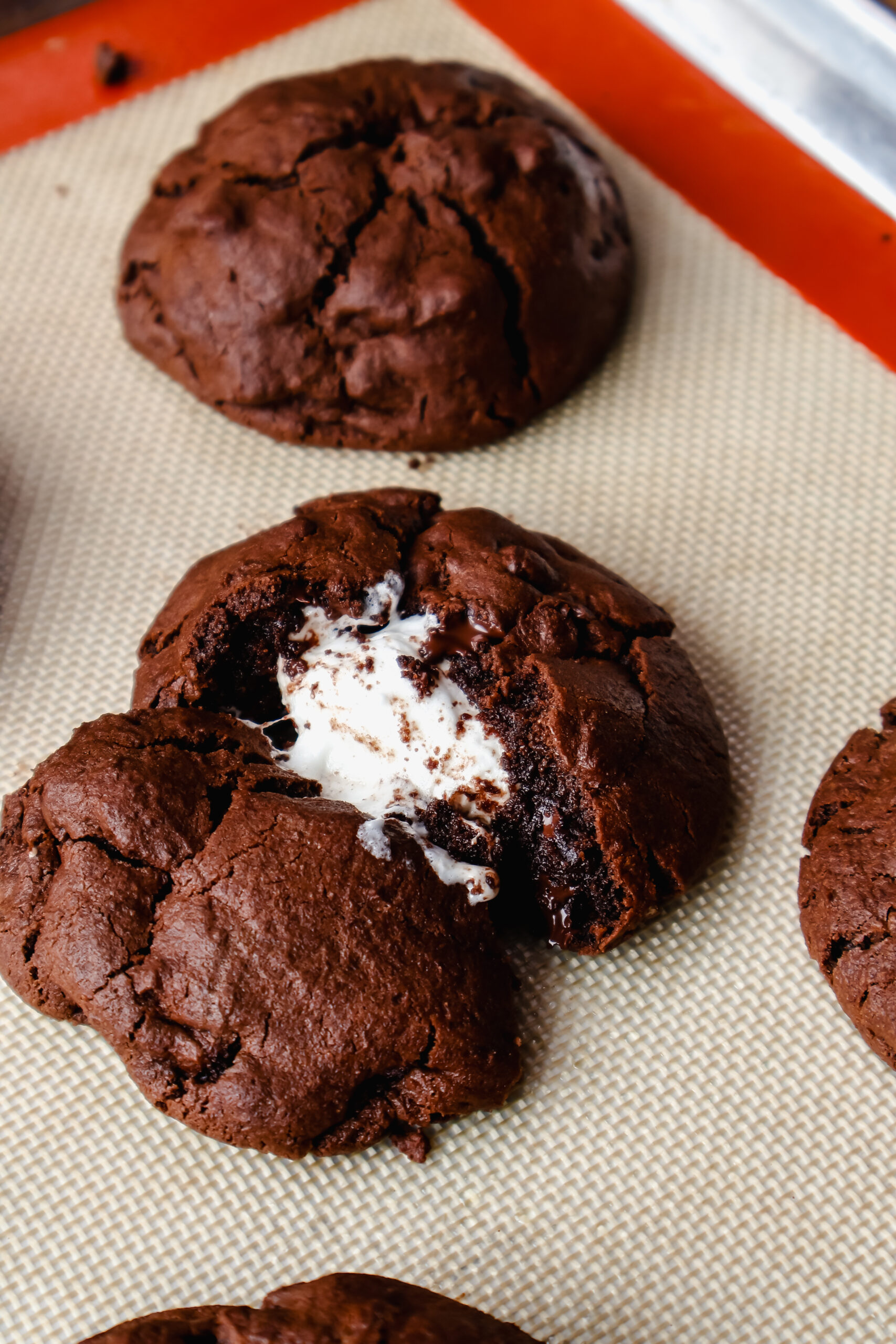 Bakery Style Hot Chocolate Cookies - The Farmstyle