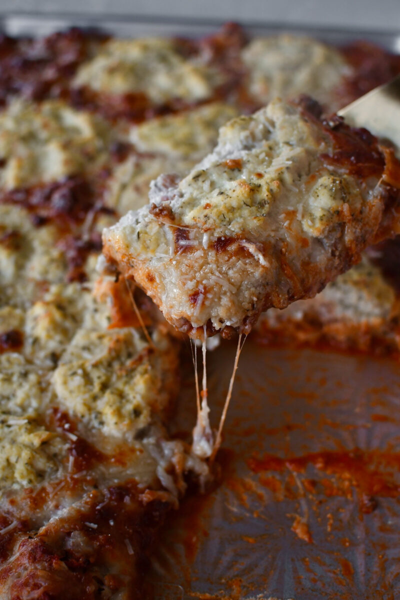 Easy Sheet Pan Lasagna - The Farmstyle