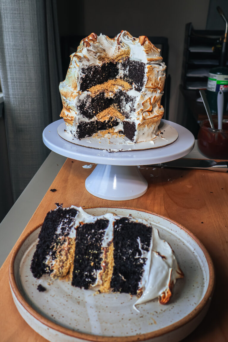 S'mores Cake - The Farmstyle