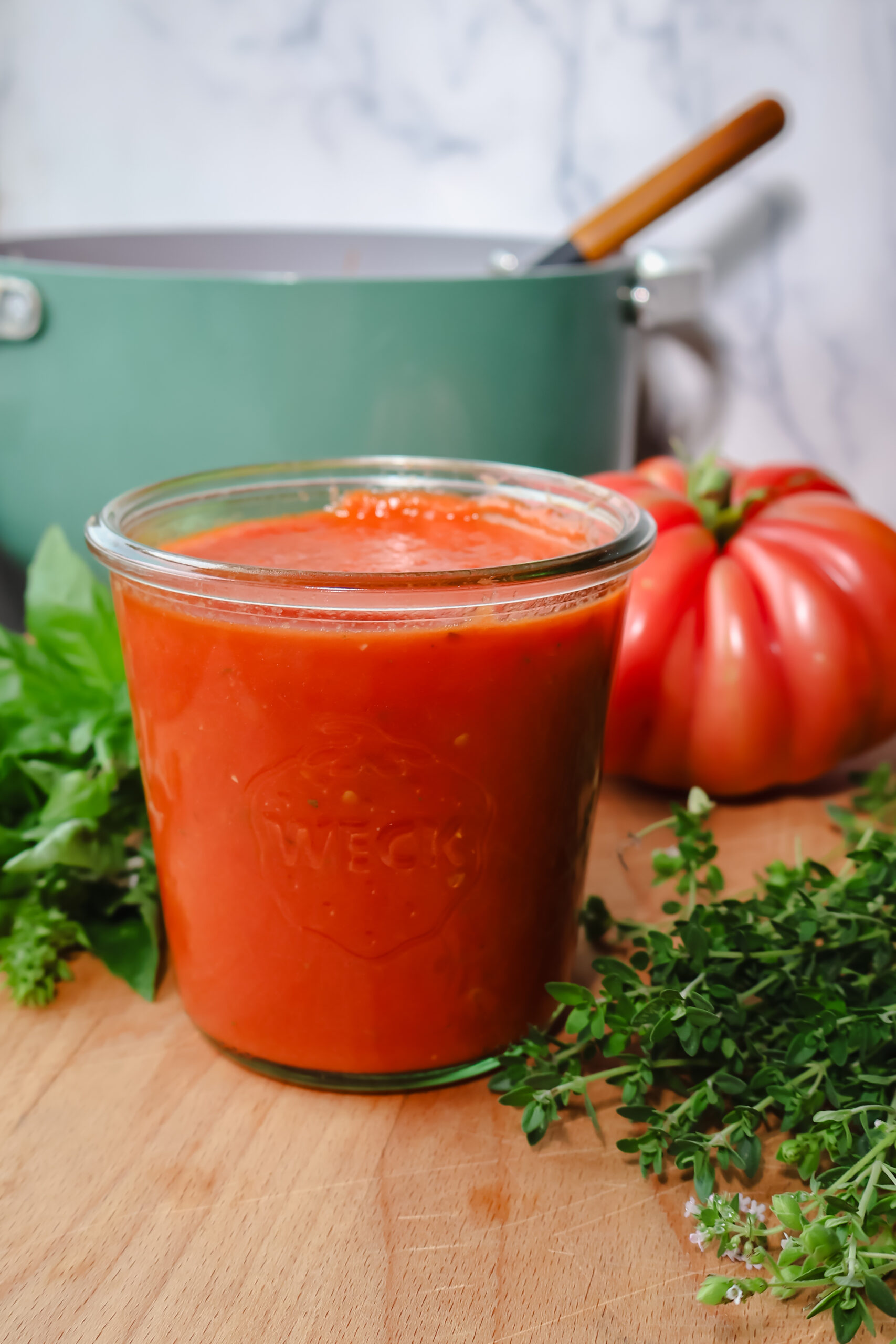 Homemade Rustic Tomato Sauce - The Farmstyle
