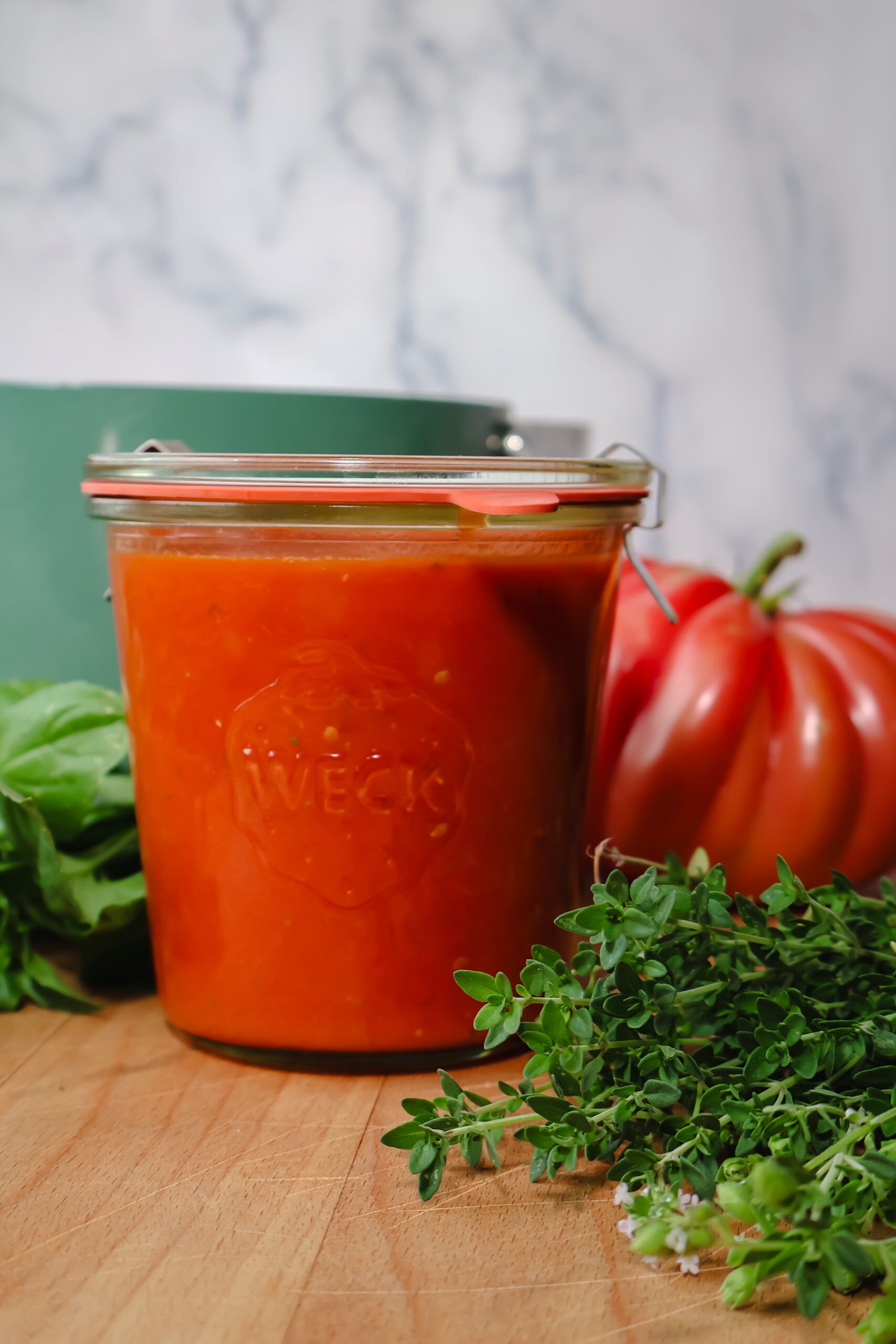 Homemade Rustic Tomato Sauce - The Farmstyle